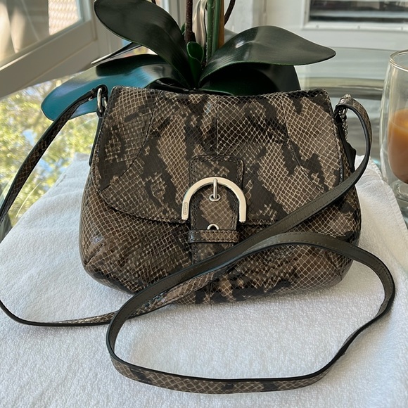 Coach | Bags | Coach Faux Python Snake Skin Crossbody | Poshmark